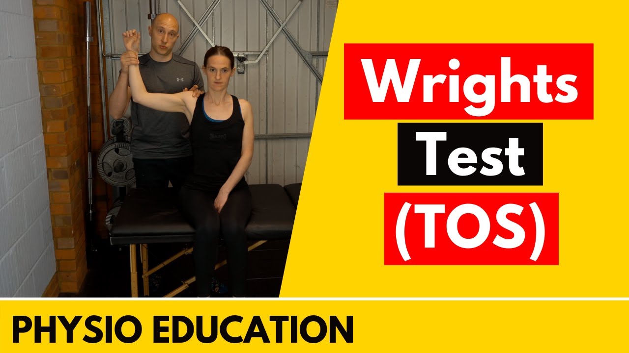 Wrights Test - Thoracic Outlet Syndrome - YouTube
