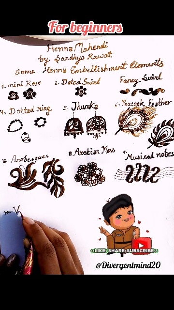 Heena mahendi elements #shorts #ytshorts #shortvideo #@Divergentmind20 ...