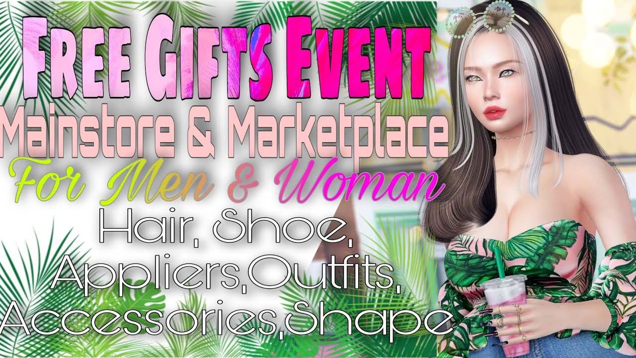 SECOND LIFE - FREE GIFTS EVENT - MAINSTORE & MARKETPLACE 1L$ for MEN ...