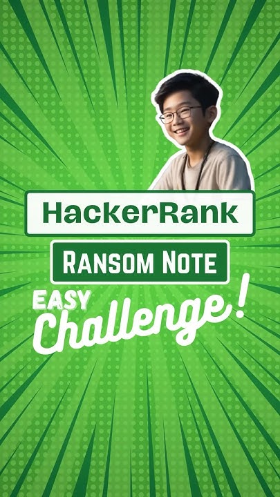 Soal HackerRank - Ransom Note #codingchallenge #python - YouTube