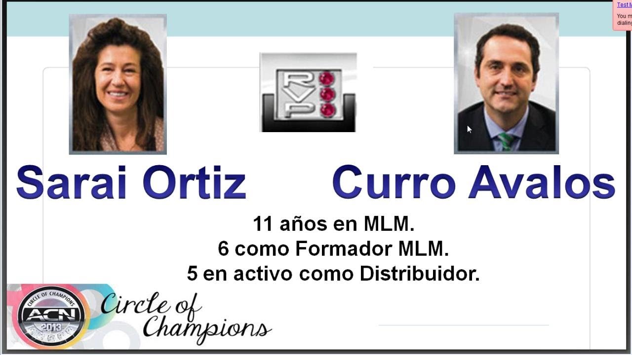 ACN presentación del negocio por Curro Ávalos, Círculo de Campeones ...