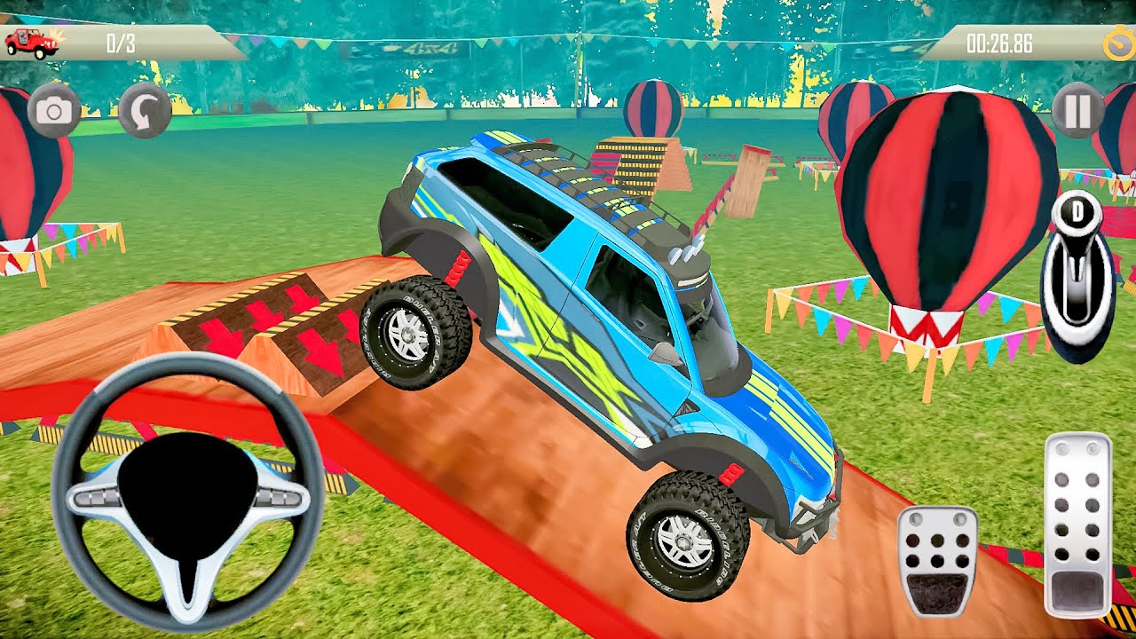🛻🚙 4X4 Off Road Ramps Simulator - Mobile Gameplay [Car Game Android ...