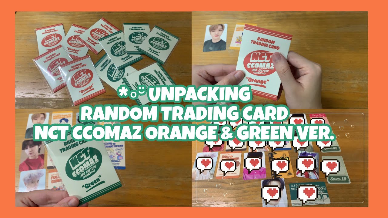 Unpacking | แกะ Random Trading card NCT CCOMAZ Orange & Green ver. * 🍊🥦 ...