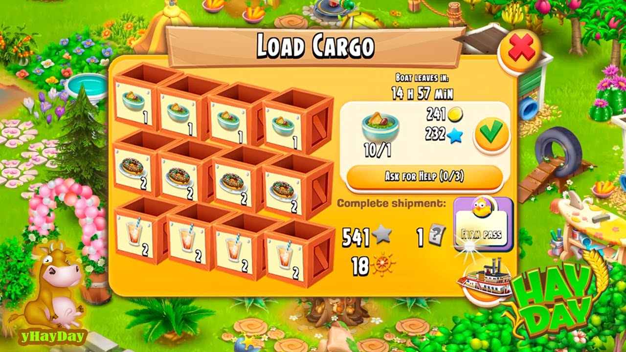 Mastering Boat Loading in Hay Day 🦚 Gameplay - YouTube