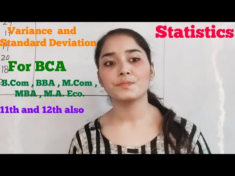 Variance And Standard Deviation - YouTube