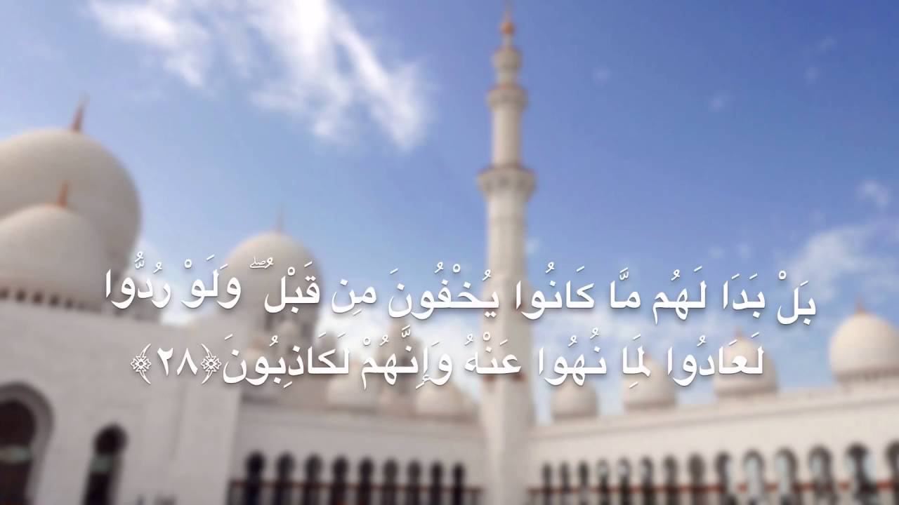 Surah al An'aam Aya 28-35 by Rashid al-Naqbi راشد النقبي - YouTube