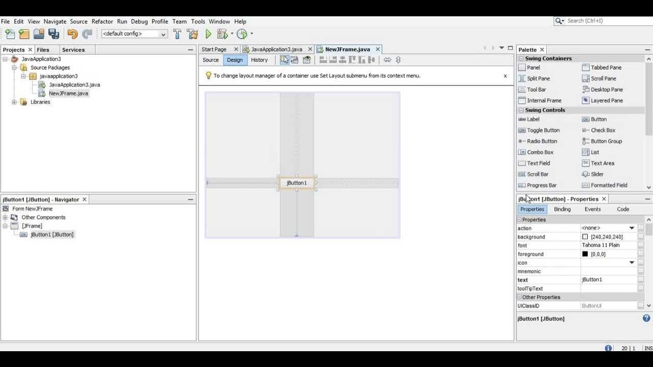 [ Solution ] Can't find Java desktop application in Netbeans - YouTube