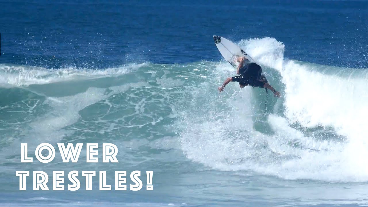 Local Surfers vs Lower Trestles! - YouTube