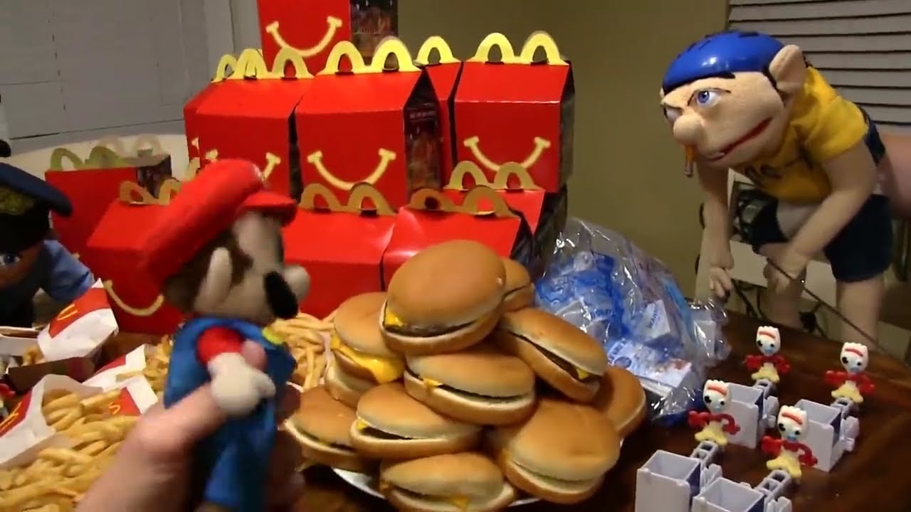 20 Happy Meals SML Jeffy ? - YouTube