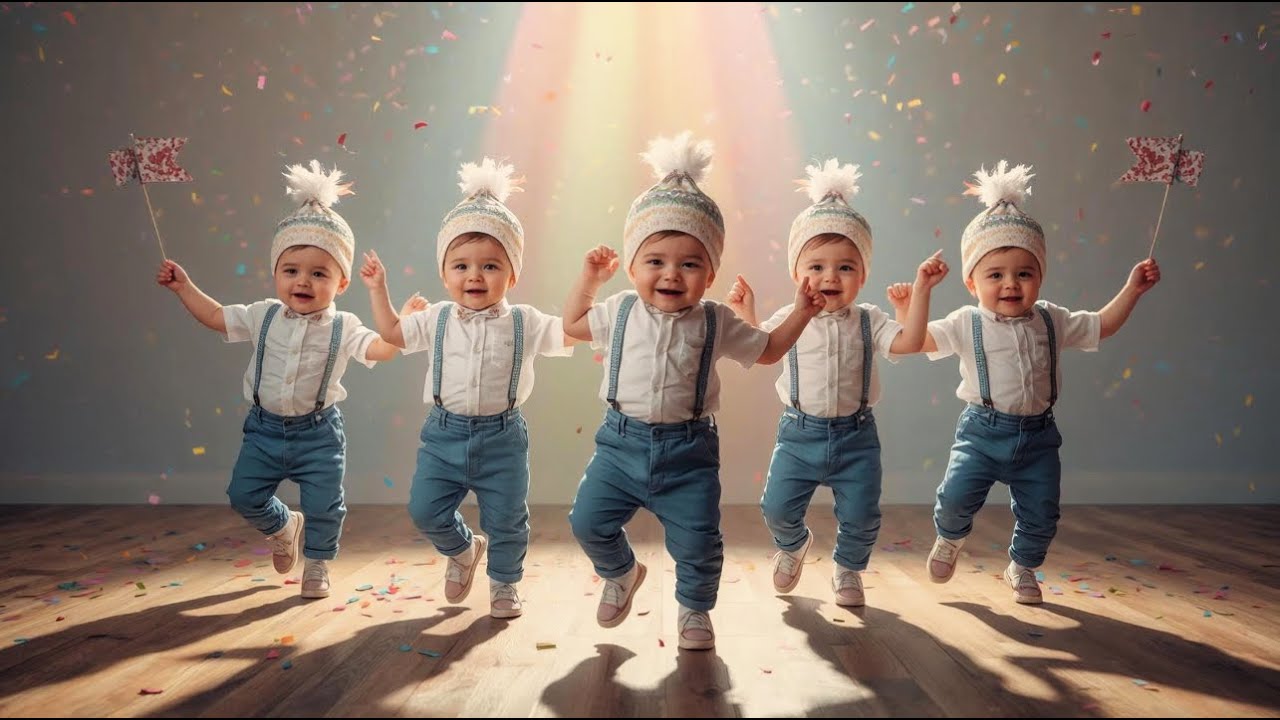 Yankee Doodle Kids Dance 💃 | 5 Adorable Babies Singing & Dancing | Fun ...