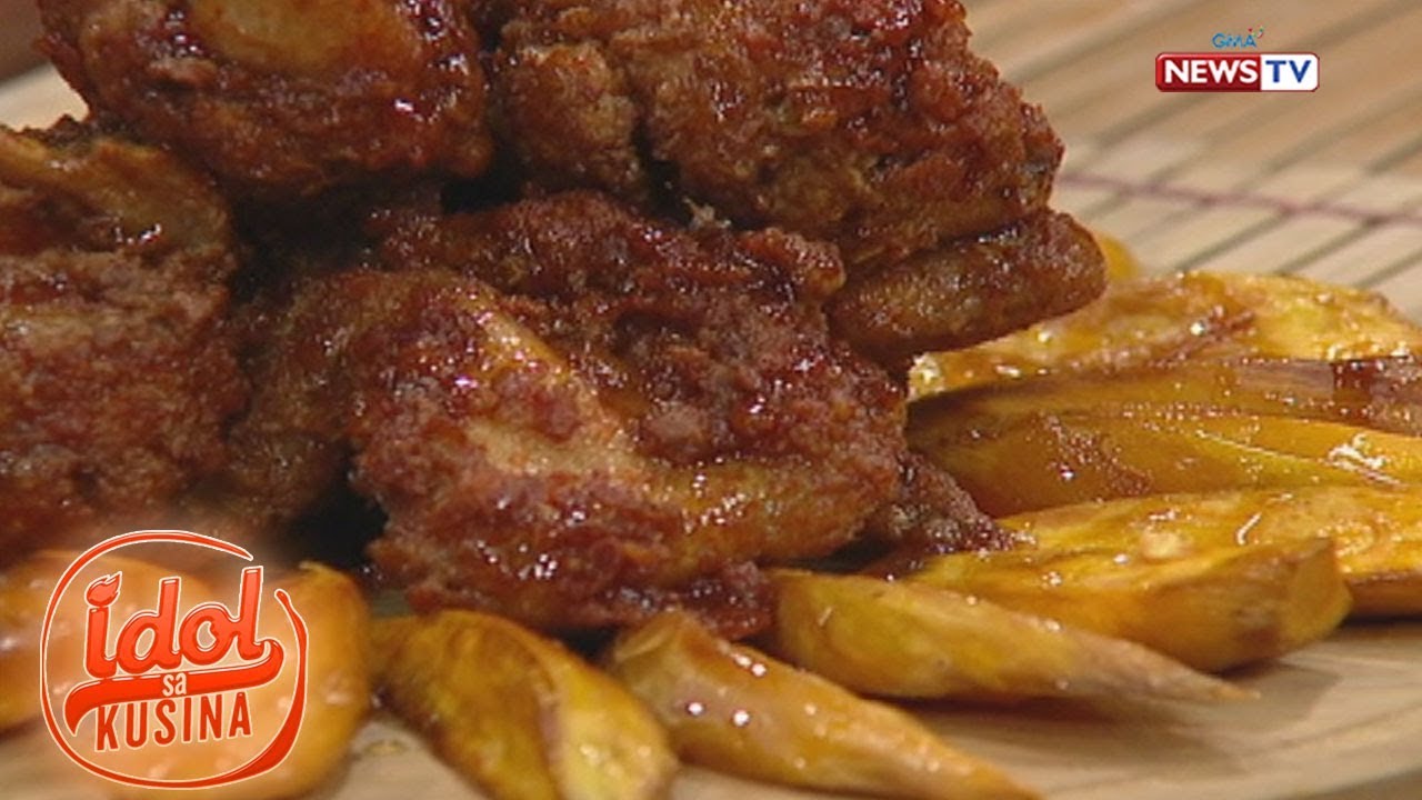 Idol sa Kusina: Chicken Hot Wings and Sweet Potato Fries - YouTube