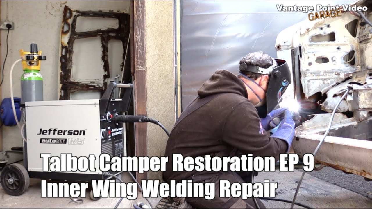 Talbot Express Inner Wing Welding Repairs: Camper Van Restoration #9 ...