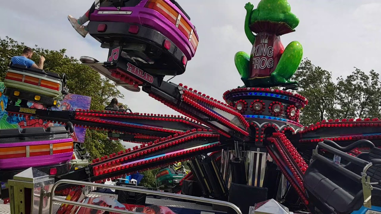 Billy crows king frogs off ride Middlesbrough Albert park 2018 - YouTube
