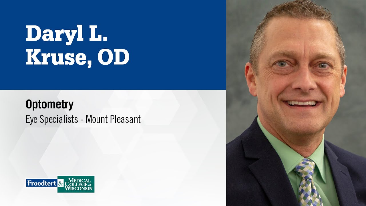 Dr. Daryl Kruse, optometrist - YouTube