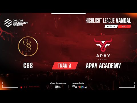 Highlight C88 vs APAY Academy Game 3 - rank Vandal | ON Live Valorant Series 2024 (OVS) - YouTube