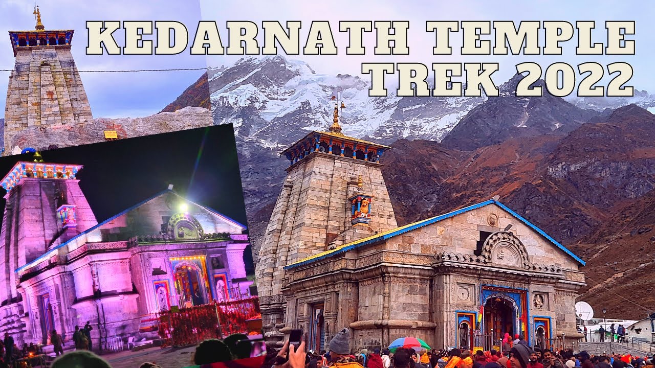 #Kedarnath Temple Evening View | Kedarnath Trek | Shiva Temple Aarti ...