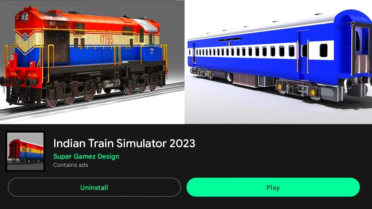 New Indian Train Simulator Game Released on Play Store || Indian Train ...