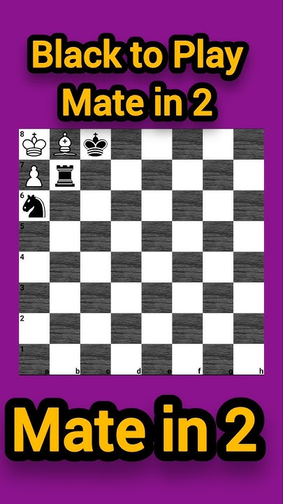 Brilliant Mate in 2 Puzzle — Only for True Chess Lovers! #chesspuzzle # ...