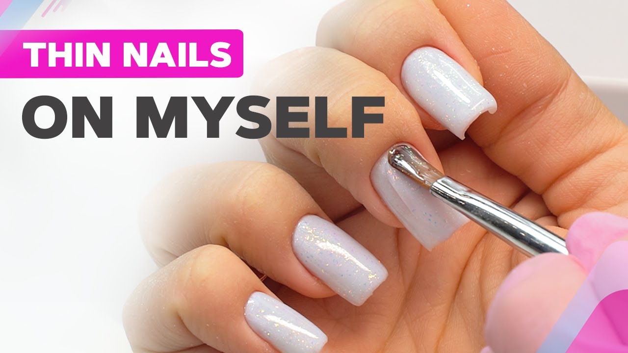 Doing My Nails | Gel Nail Fill | Square Nail Shape - YouTube