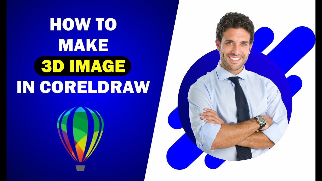 How to Make Professional 3D Image in CorelDRAW - YouTube