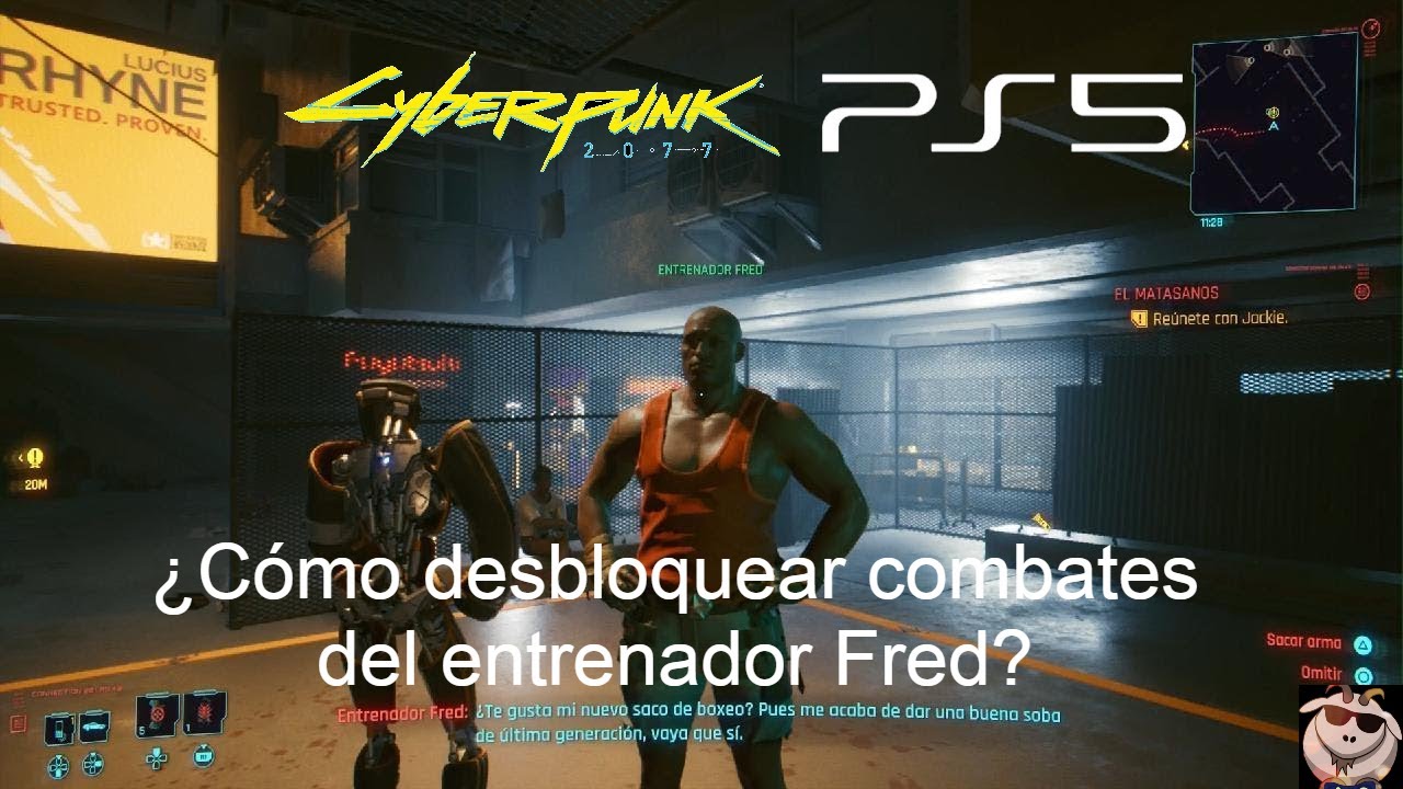 Cyberpunk 2077. Desbloquear los combates del entrenador Fred. PS5 ...