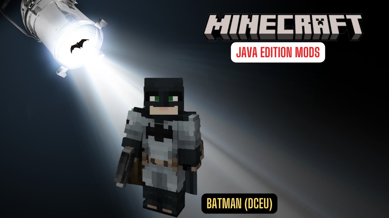 EP60: Fisk's Superheroes - Batman Suit Showcase in Minecraft Java ...