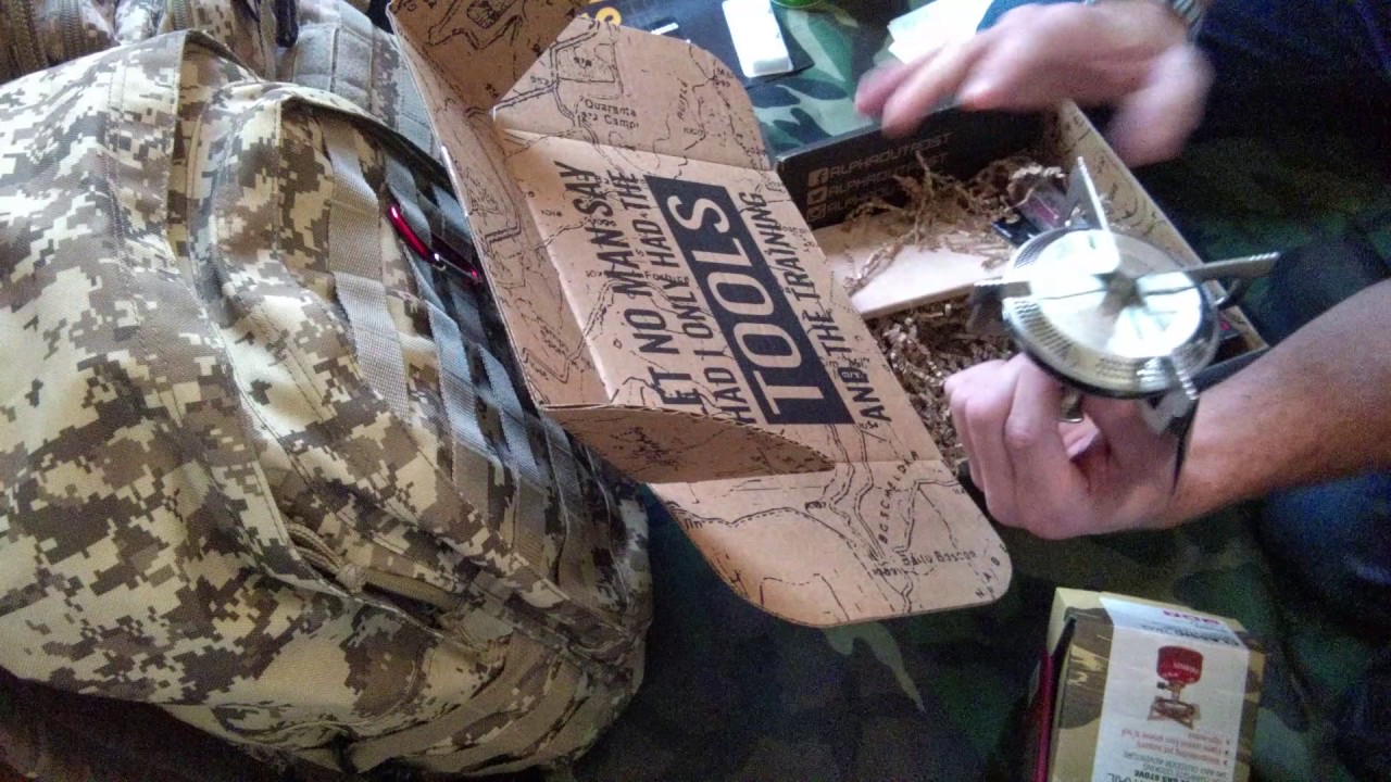 Prepper Gear Box/Alpha Outpost December 2016 *Unboxing* - YouTube