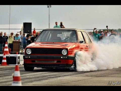 VW Golf Mk2 R33 Turbo 4motion 1100+HP Speedmakers 8,9sec Turboscheune ...