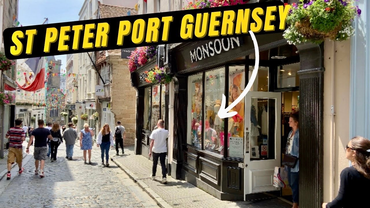 Exploring Beautiful St Peter Port High Street | Guernsey🇬🇬 - YouTube