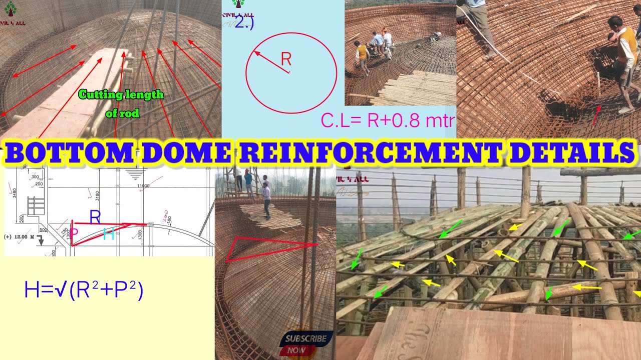 OHT ESR WATER TANK DOME REINFORCEMENT DETAILS CIVIL FOR ALL YouTube oht-esr-water-tank-dome-reinforcement-details-civil-for-all-youtube