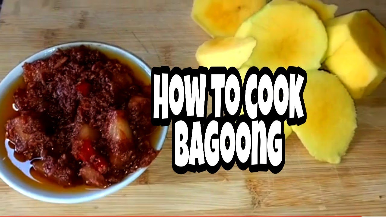How to cook Bagoong - YouTube