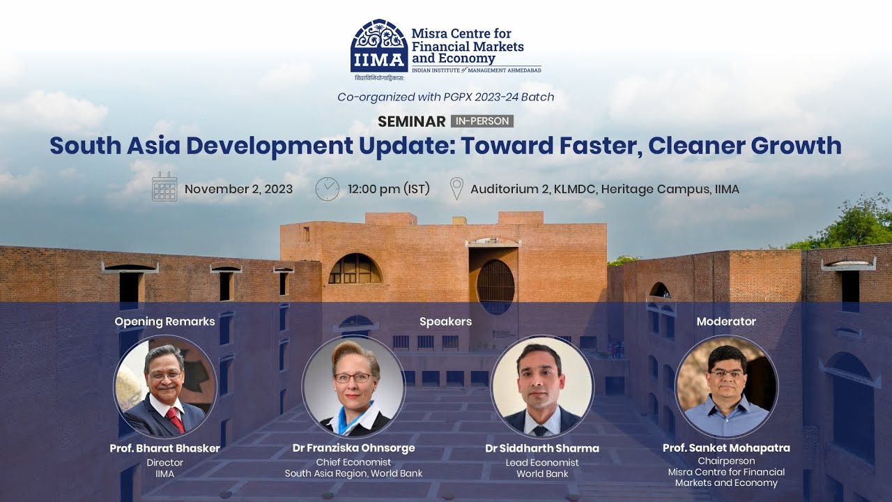 South Asia Development Update: Toward Faster, Cleaner Growth - YouTube