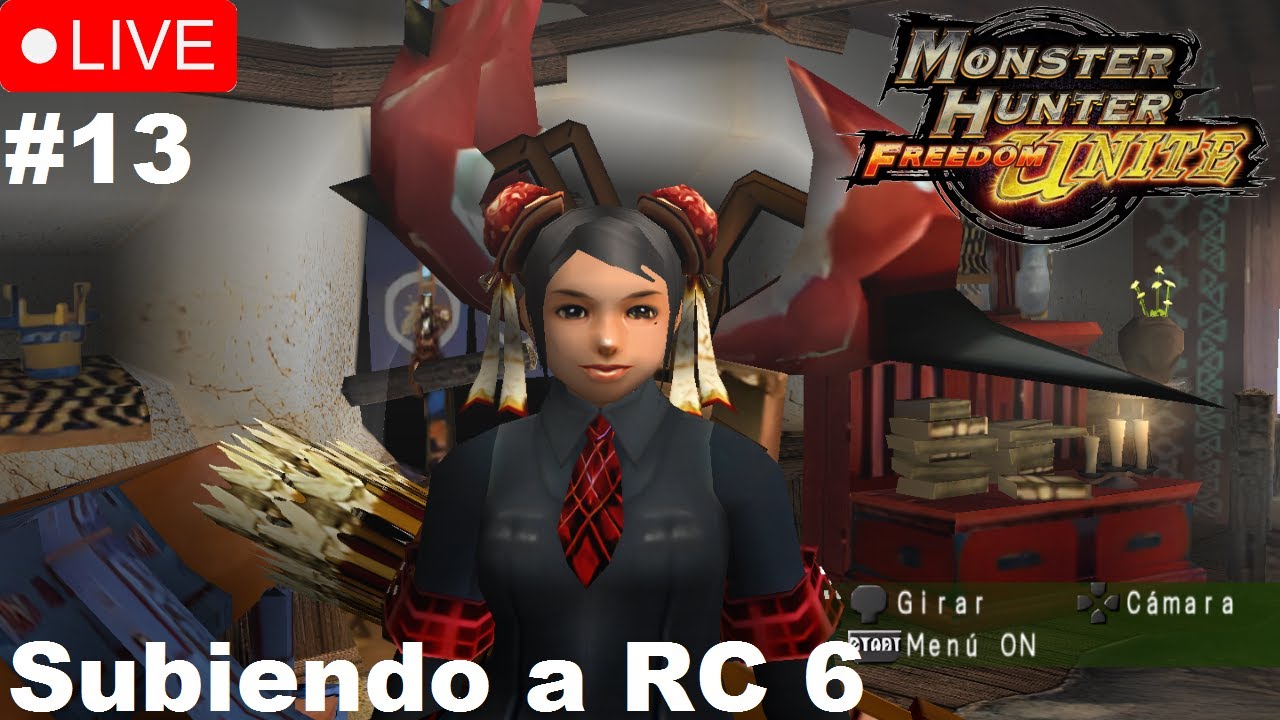 Monster hunter Freedom unite Directo "Subiendo a Rc 6" - YouTube