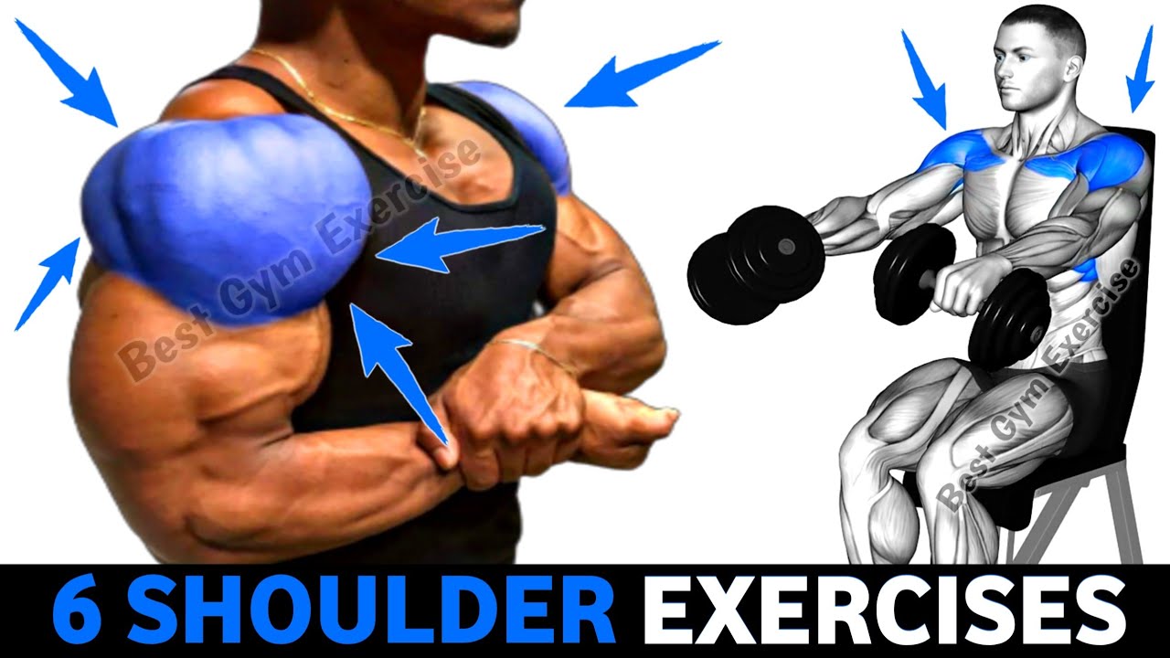 6 Fastest Big Shoulder Exercises - Best Shoulder Workout - YouTube