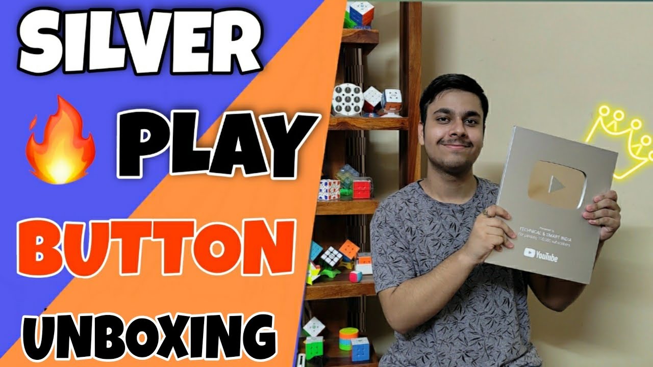 SILVER PLAY BUTTON 💐UNBOXING||SILVER PLAY BUTTON - YouTube