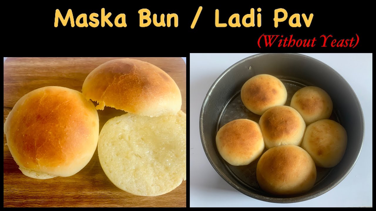 Maska Bun| Ladi Pav | Without Yeast| Ayushi Jain Bansal - YouTube