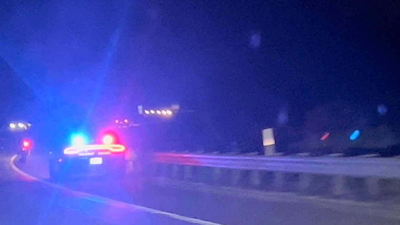Motorcycle pretends to stop and takes off on CHP Highway Patrol - YouTube