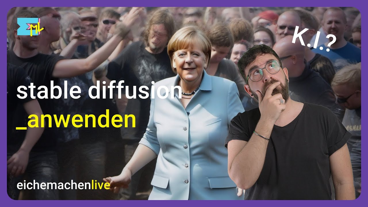Angela Merkel mit KI erstellen! Die nächsten Schritte mit Stable ...