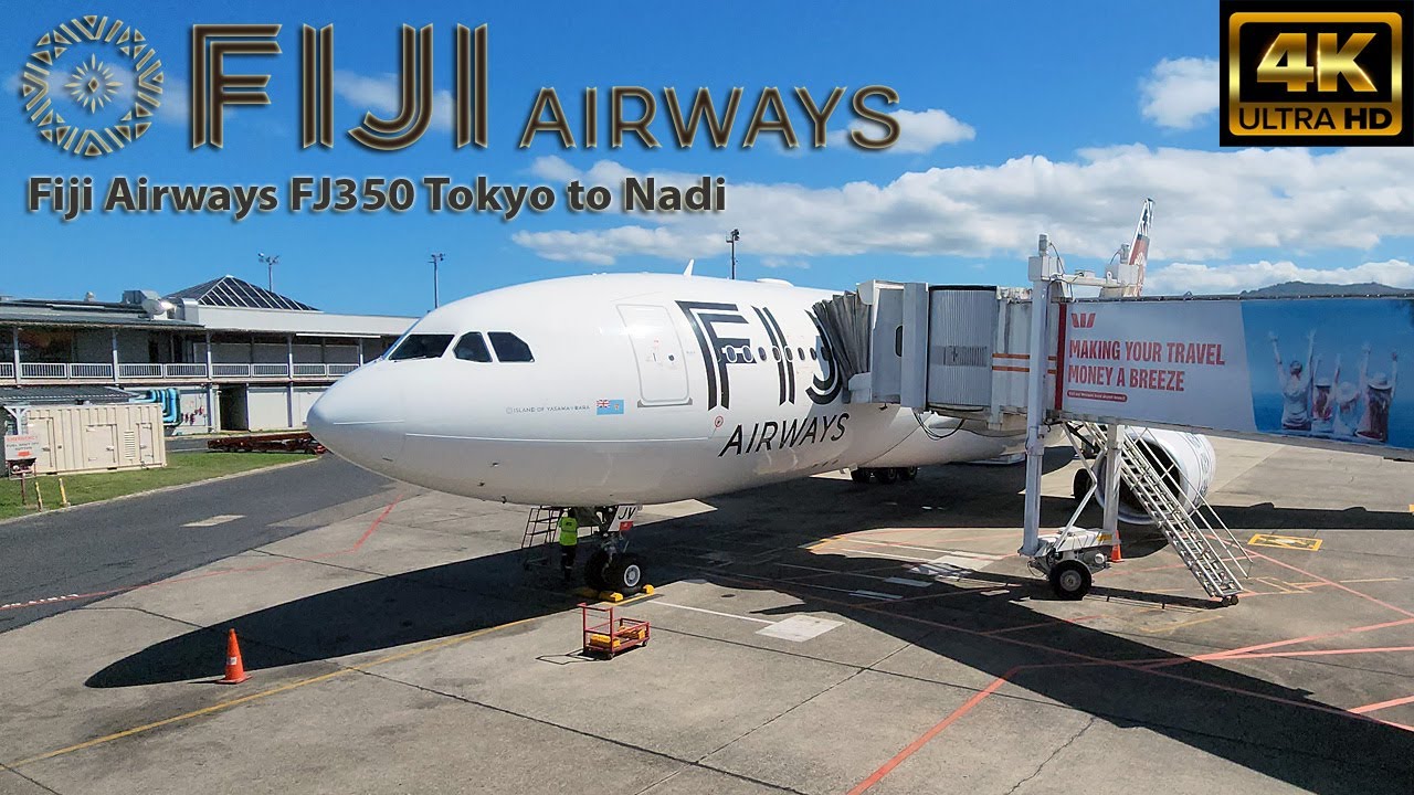 🛬Fiji Airways FJ350 Tokyo 🇯🇵 to Nadi 🇫🇯 Experience 🛬4k - YouTube