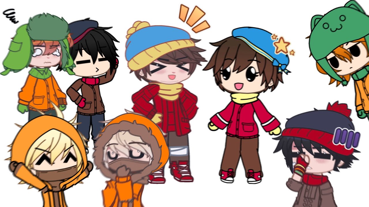 GACHA CLUB MAIN 4 MEET GACHA LIFE MAIN 4 😱‼️ || South park Gacha club ...