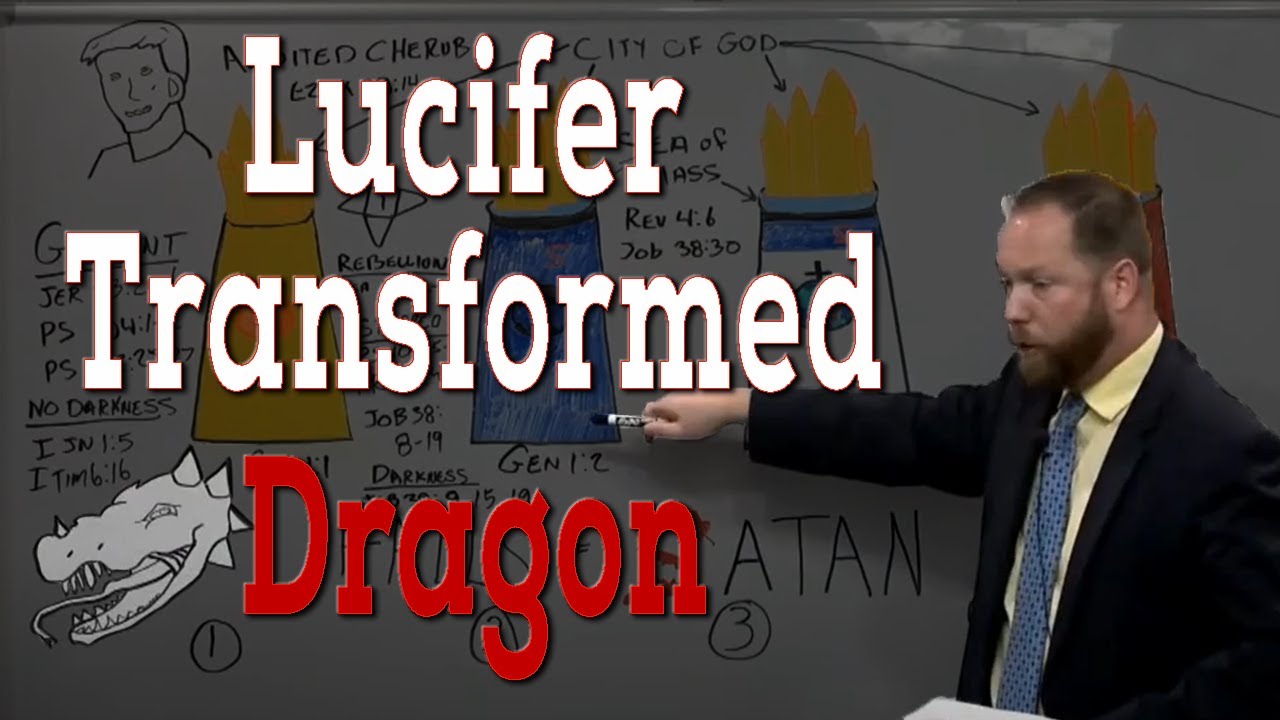 Lucifer transformed into the Dragon in the Sea - YouTube