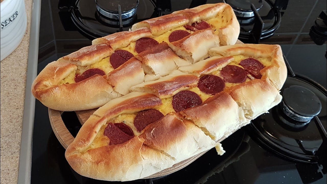 KAHVALTI İÇİN MİSSS GİBİ KAYIK PİDE 👌 - YouTube