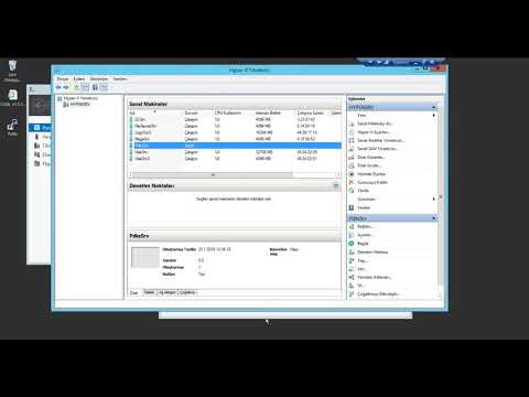 HyperV Sanal Sunucu İşlemci RAM HDD Upgrade