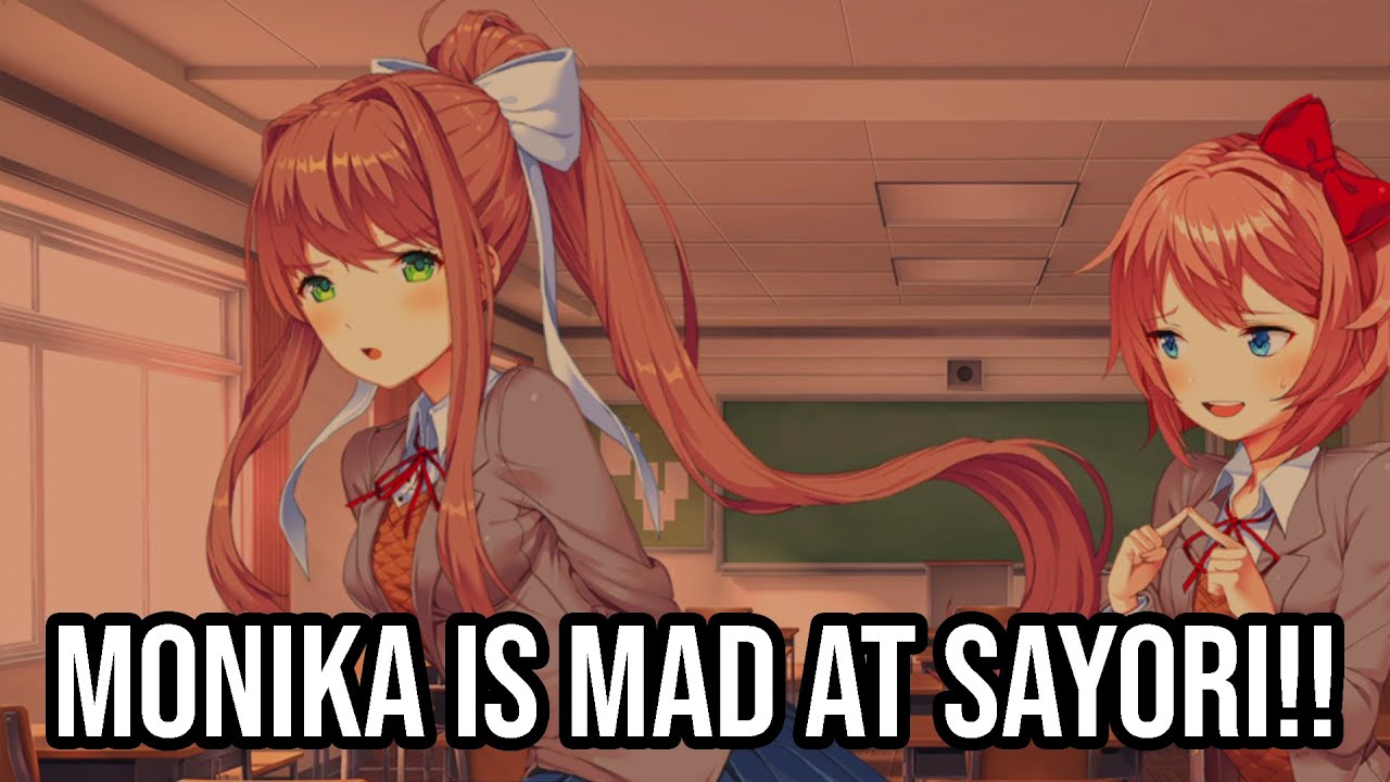 Monika YELLS At Sayori!!!! (DDLC MOD Normal Visual Novel V.1.875) Part ...