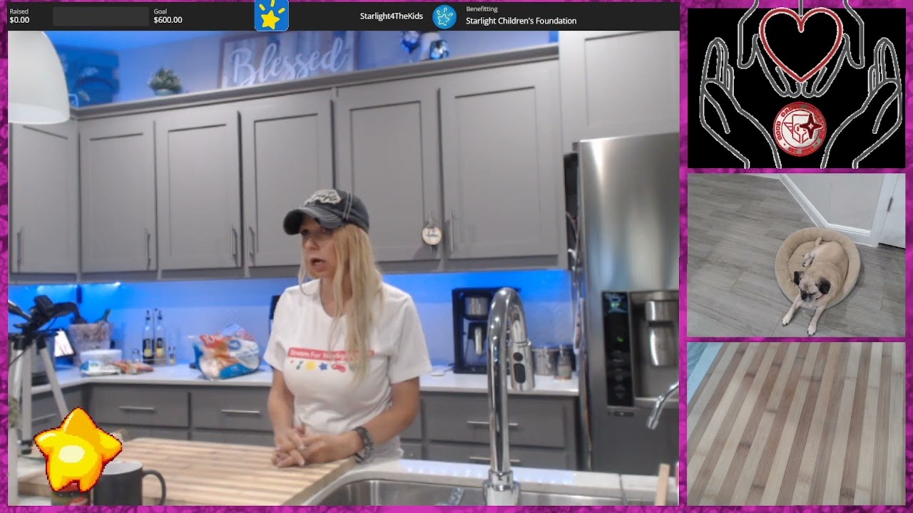 Creamy Pesto Chicken! Streaming for Starlight Children's Foundation!! COME GET HUNGRY 9 - YouTube