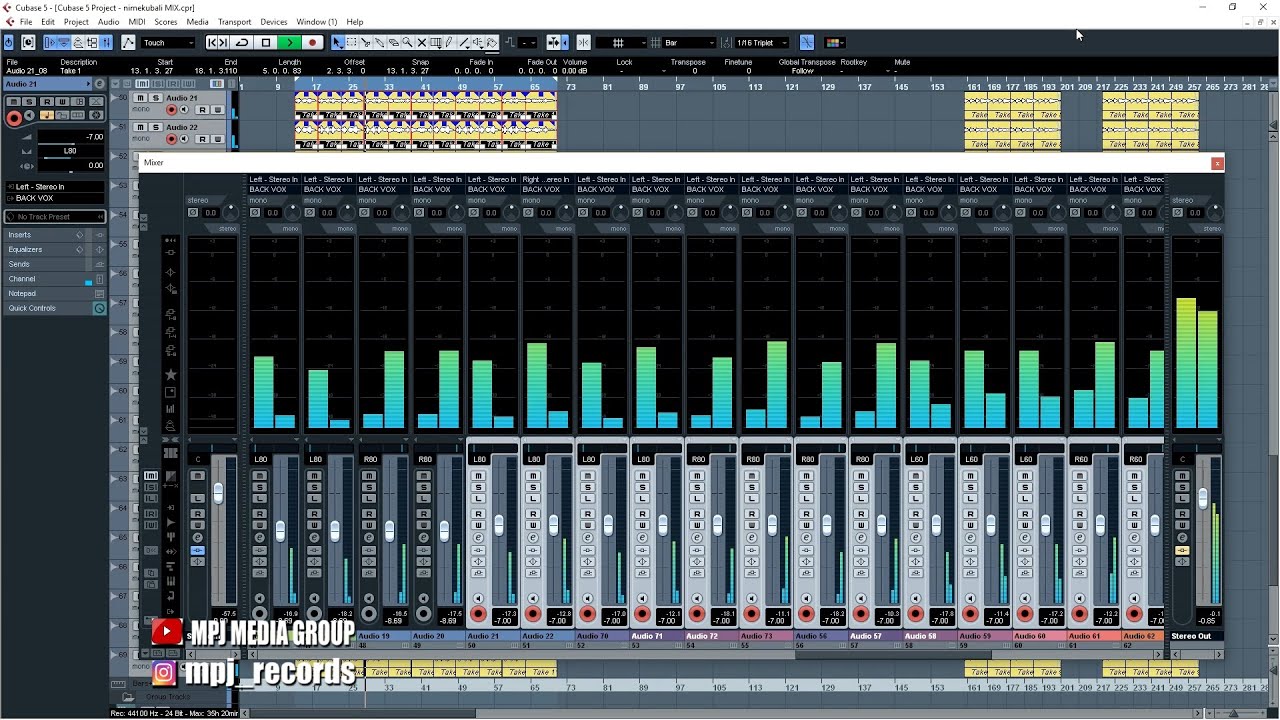 Vocal Mixing Review (Choir In Cubase 5) - YouTube