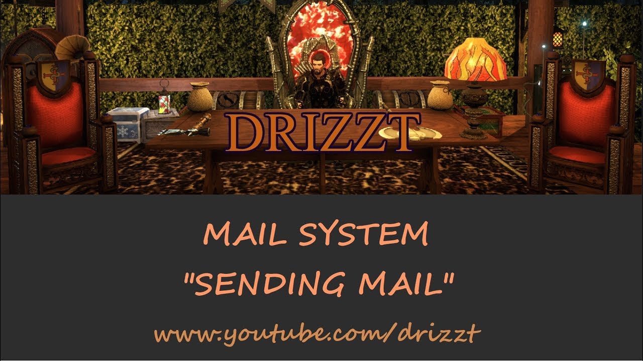 Shroud of the Avatar - Mail System "Sending Mail" - YouTube
