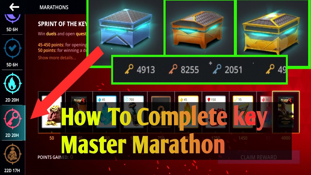 How To Complete Key Master Marathon|Shadow fight 3| #gameplay #youtube ...