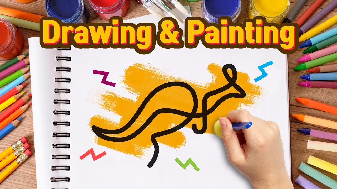 Coloring Animals | Painting for toddlers and drawing for kids - YouTube
