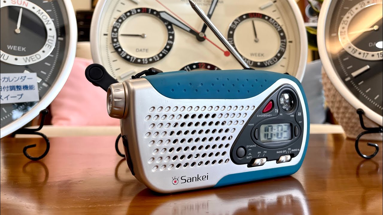 Radio cầm tay Sankei Japan dòng sinh tồn có Radio FM 108Mhz, Đèn pin ...